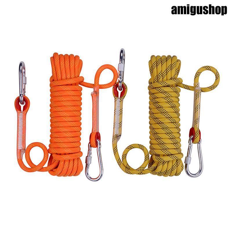 ロープ アウトドア 登山 クライミングロープ 10m*10mm 多機能 多用途ロープ カヤック 船 伐採 係留ロープ 高強度 頑丈 キャンプ 防災 : アミグshop - 通販 - Yahoo ...