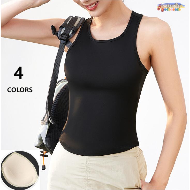 ヨガウェア レディース タンクトップ ブラトップ 吸汗 トップス カップ付 ノンワイヤー ノースリーブ ホットヨガ : midd240328zuki70 : アミグshop - 通販 ...