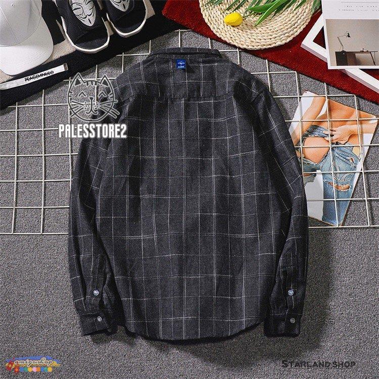 シャツ メンズ レディース 長袖 折襟 トップス ギンガムチェック カジュアル 秋 : アミグshop - 通販 - Yahoo!ショッピング