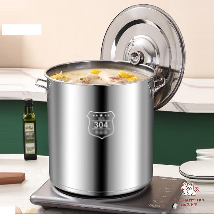 寸胴鍋 ステンレス製 大容量 20L 10L 30cm 25cm 20cm 家庭用 業務用 ずんどう鍋 軽量 ガス火対応 IH対応 防錆 耐食 : AMISTAD - 通販 - Yahoo ...