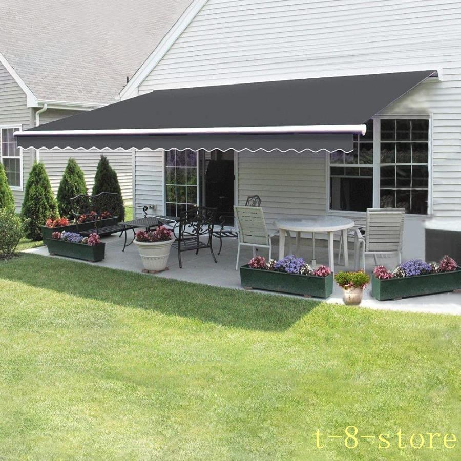 日除け シェード 2m/2.5m/3m/4m/5m オーニングテント オーニング 庭 屋根 diy 伸縮式 巻き取り シェードベランダ 屋根ア : AMISTAD - 通販 - Yahoo ...