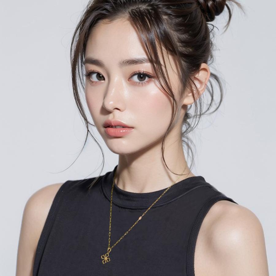 K18 Laki necklace(M) : アミラトーレ・Ammiratore - 通販 - Yahoo!ショッピング