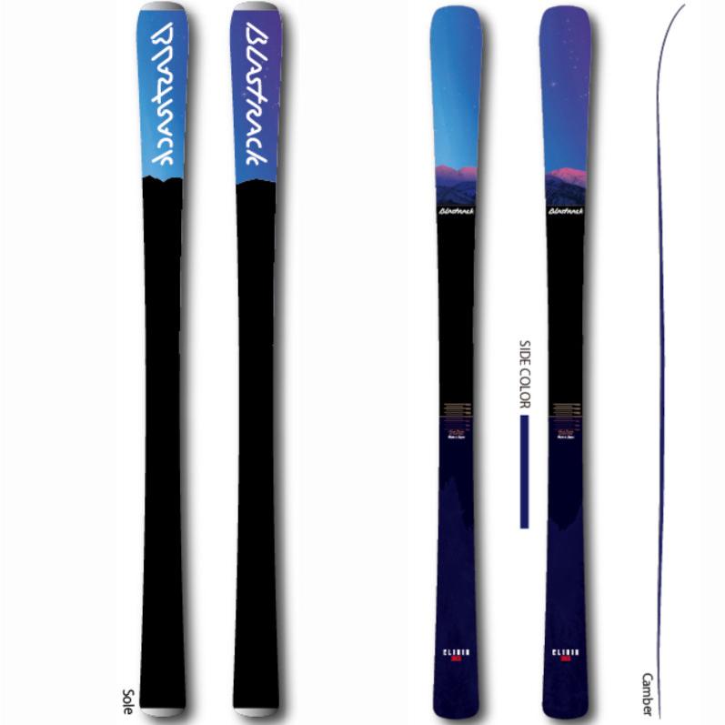 ブラストラック スキー板 2025 BLASTRACK ELIXIR/E + ATOMIC WARDEN 11 MN Black Gold エリキサー 最速モデル オールマウンテン ...