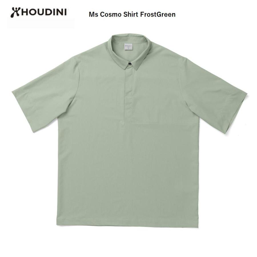 HOUDINI（フーディニ） HOUDINI Ms Cosmo Shirt A82 frost green メンズ コスモ シャツ ...