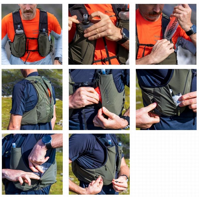 Norrona（ノローナ） アウトドア NORRONA Senja Econyl70 7L Pack Olive Night セーニャ エコニール バックパック : オールマウンテンスポーツ ...