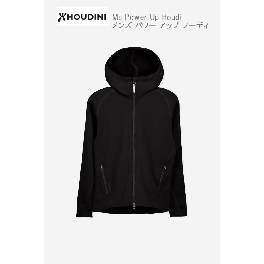 HOUDINI（フーディニ） HOUDINI Ms Power Up Houdi 900 True Black メンズパワーアップフーディ ...