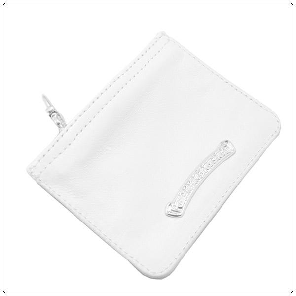 CHROME HEARTS クロムハーツ 財布 Chrome Hearts ジッパーチェンジパース3×4 ホワイト ライトレザー : ams ...
