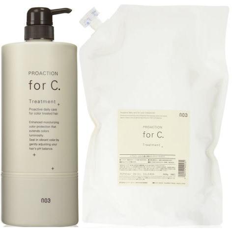 ★【送料無料】ナンバースリー 003 / forC. プロアクション フォーシー トリートメント 1000g ポンプ & 3000g詰替 セット : amugis Yahoo!店 - 通販 ...