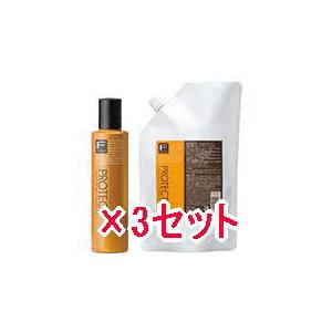 フィヨーレ FIOLE F ／ Fプロテクト フォルムキーパー 200ml 500mlレフィル 3セット／ 洗い流さないヘアトリートメント : amugis Yahoo!店 - 通販 ...