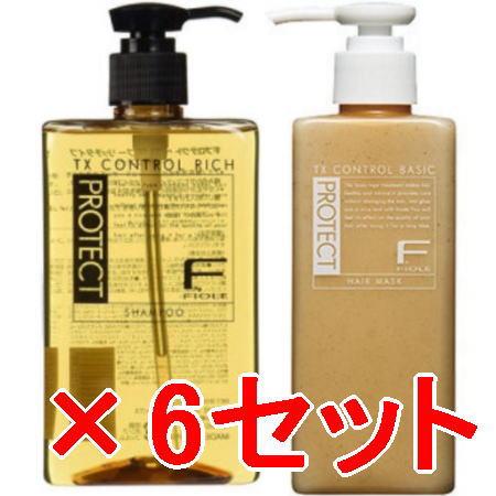 送料無料 フィヨーレ FIOLE ／ Fプロテクト リッチシャンプー 300ml ベーシックヘアマスク 200g 6セット : amugis Yahoo!店 - 通販 - Yahoo!ショッピング
