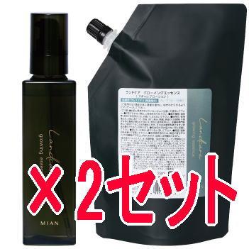 送料無料 ミアンビューティー ／ ランドケア グローイングエッセンス スキャルプローション 150mL ＆ 300mL リフィル 2セット : amugis Yahoo!店 - 通販 ...