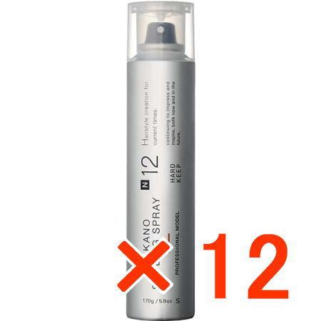 送料無料 ナカノ ／ スタイリング スプレー 12 ハードキープ 170g 12個 : amugis Yahoo!店 - 通販 - Yahoo!ショッピング