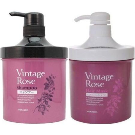送料無料 パシフィックプロダクツ ／ モナルダ ヴィンテージローズ シャンプー 700ml ＆ ヘアマスク 700g?セット : amugis Yahoo!店 - 通販 - Yahoo!ショッピング