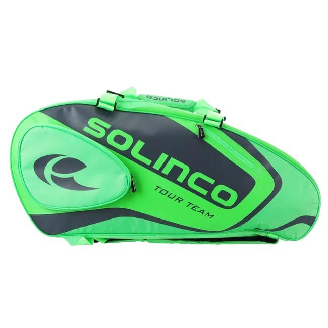 15本収納 ソリンコ(SOLINCO) 15PK TOUR ツアー ラケットバッグ テニスバッグ 1920220 KSB353-ネオングリーン ...