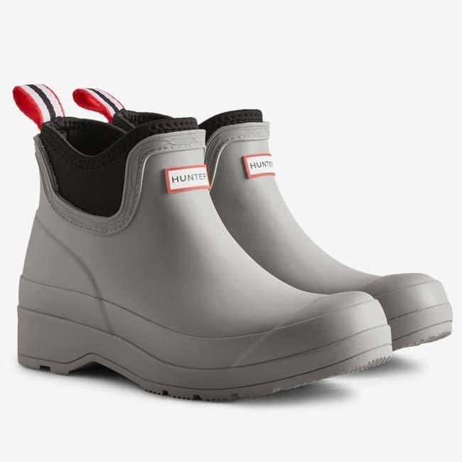 HUNTER 在庫処分特価 HUNTER(ハンター) レディース プレイ ネオプレン チェルシー ブーツ レインシューズ 国内正規商品 雨靴 WFS3020RMA-SLL スティール ...