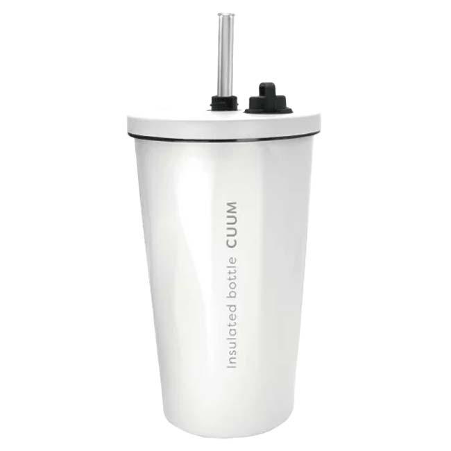 長時間保温＆保冷 ハック(HAC) ストロー付き 真空断熱タンブラー CUUM キューム 550ml 止水キャップ付き 水筒 HAC2-0529(24y6m) : アミュゼスポーツ - 通販 ...