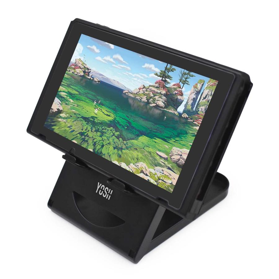 YOSH Switch スタンド スイッチスタンド switchプレイスタンド 折り畳み式 角度調整可能 滑り止め コンパクト テーブルモード 多機 : amuzabutiko - 通販 ...