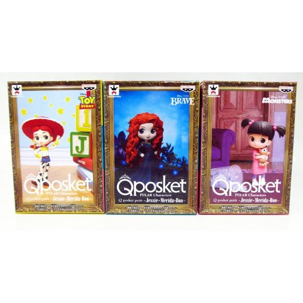 PIXAR Characters Q posket petit Jessie・Merida・Boo ジェシー・メリダ・ブー 全3種セット ...