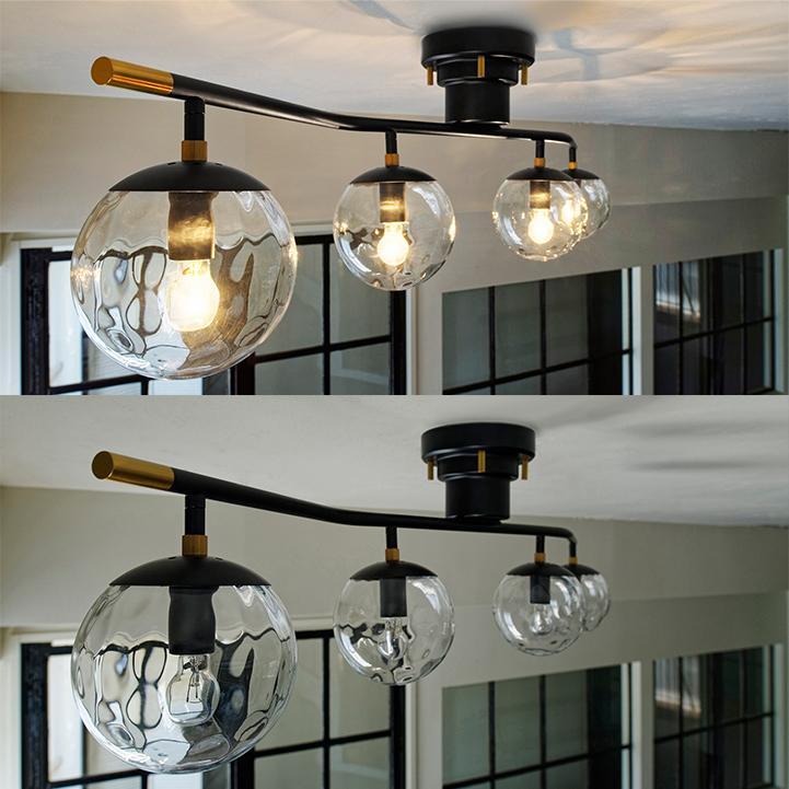 INTERFORM 【電球なし】シーリングライト LED対応 Heroult[エルー]LT-4269 リビング ダイニング 寝室 玄関 インターフォルム 2023IF : ラックとインテリア ...