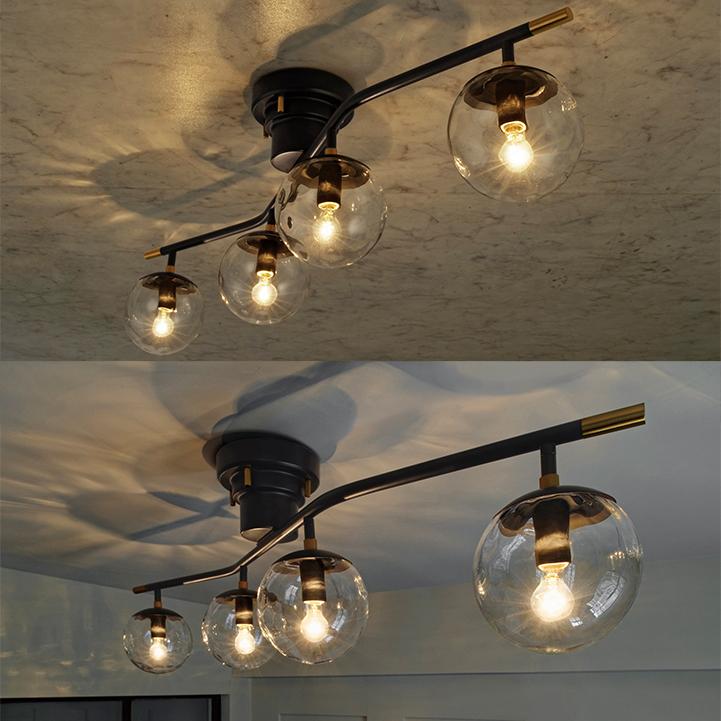 INTERFORM 【電球なし】シーリングライト LED対応 Heroult[エルー]LT-4269 リビング ダイニング 寝室 玄関 インターフォルム 2023IF : ラックとインテリア ...