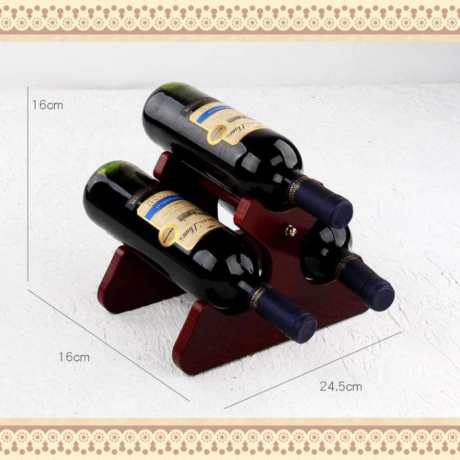 ワインラック 木製 ワインホルダー 収納 ワイン シャンパン ボトル ウッド ケース スタンド インテリア Anberotta W086 (3本収納) : Anberotta - 通販 ...