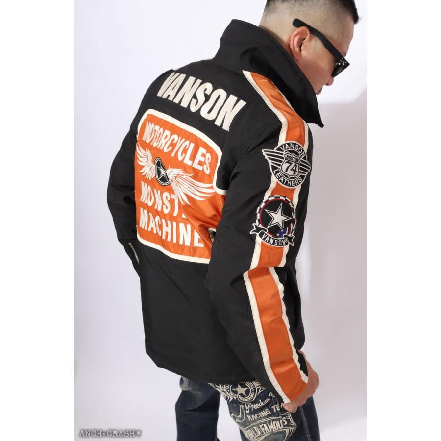 VANSON 24h限定P最大14倍!10/17pm23:59迄 バンソン ナイロンジャケット NVJK-2207 刺繍 : ANCH CRASH - 通販 - Yahoo!ショッピング