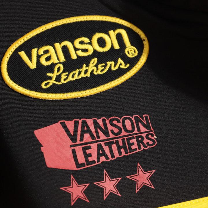 VANSON バンソン ロゴ＆切り替え ZIPジャージ NVSZ-2206 刺繍 : ANCH CRASH - 通販 - Yahoo!ショッピング