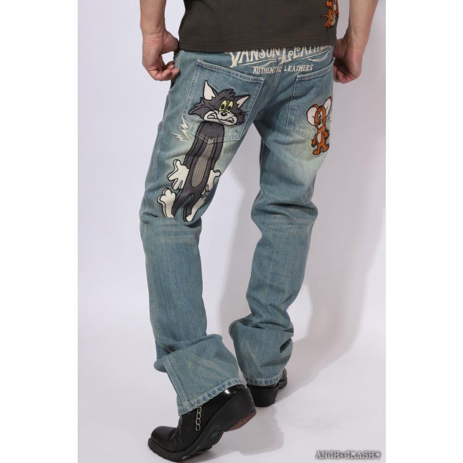 VANSON トムとジェリー コラボ デニムパンツ TJV-2223 バンソン VANSON トムとジェリー コラボ デニムパンツ TJV-2223 バンソン