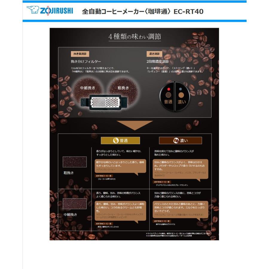 珈琲通 象印マホービン 全自動コーヒーメーカー EC-RT40-BA 全自動 ステンレスサーバー 540mL ブラック ZOJIRUSHI : Anchor Shop - 通販 - Yahoo ...