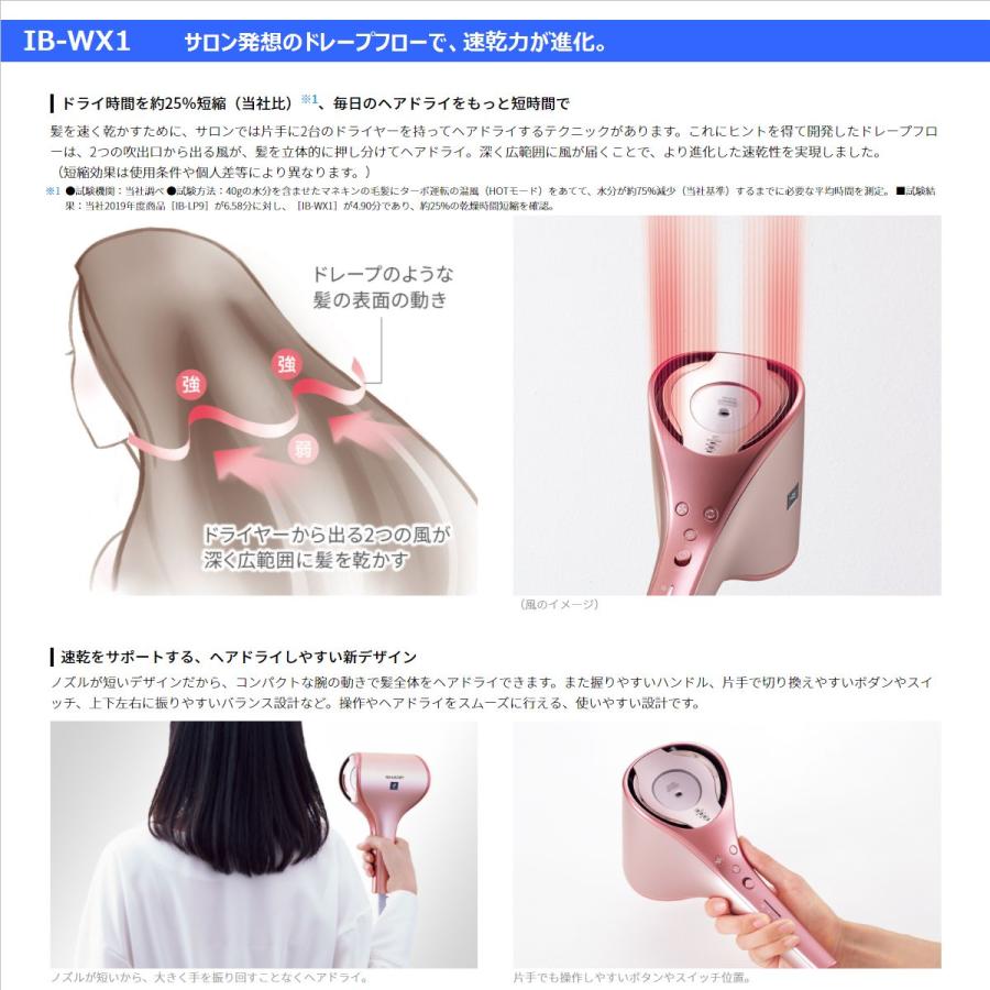 【送料無料】 シャープ（SHARP）【IB-WX1-P】 プラズマクラスタードレープフロードライヤー [ピンク系シェルピンク] : ib-wx1-p : Anchor Shop - 通販 ...