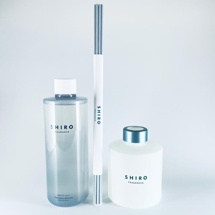 SHIRO シロ フレグランスディフューザー (180ml) + リキッド300ml (スティック計2セット) サボン ホワイトリリー ホワイトティー : ANDANTE Yahoo!ショップ ...