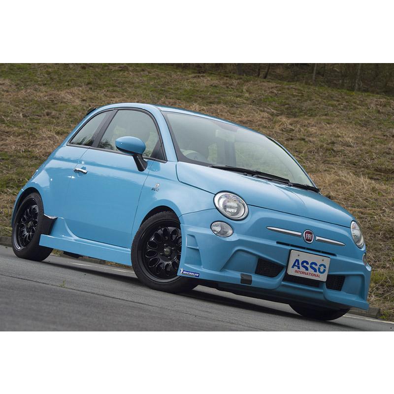 ASSO アッソ Fiat フィアット 500 ino la design フロントハーフスポイラー Fiat 500 : アンダーレYahoo!店 - 通販 - Yahoo!ショッピング