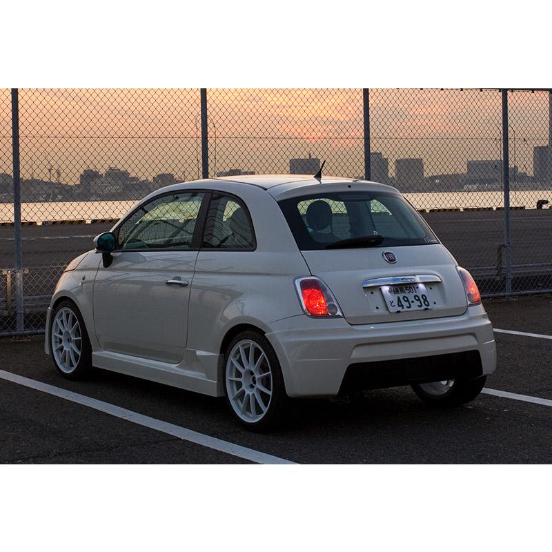 ASSO アッソ Fiat フィアット 500 ino la design リヤハーフスポイラー Fiat 500 : asso-exterior-fiat500-rear-half ...