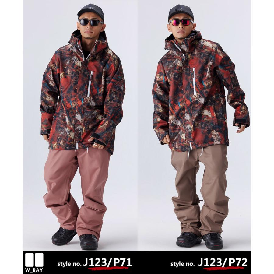 スノーボード ウェア メンズ レディース 上下セット 型落ち スノボウェア スノーウェア 2022-2023 ウェア W_RAY ダブルレイ XXS/XS/S/M/L/XL/XXL :22 ...