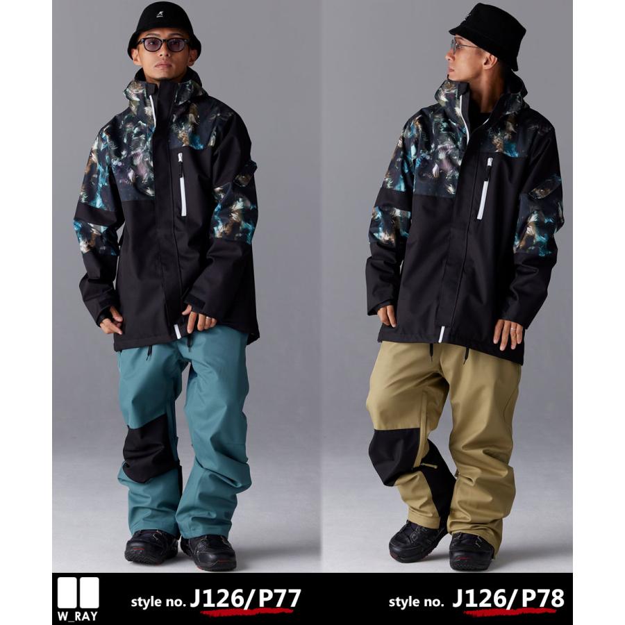 スノーボードウェア メンズ レディース 上下セット スノボウェア スノーウェア 2022-2023 ウェア W_RAY ダブルレイ XXS/XS/S/M/L/XL/XXL :22-23 ...