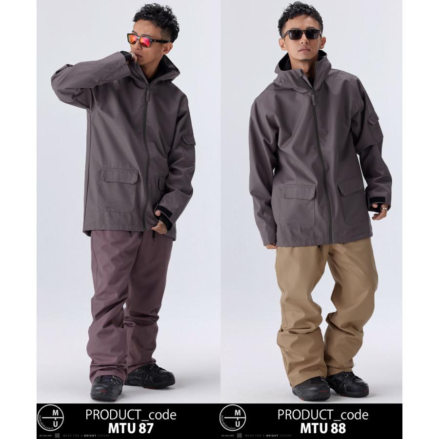 リアリズム スノーボード ウェア メンズ レディース 上下 セット スノボ スノボー スノーウェア 2023-2024 MTU エムティユー XS S M L XL XXL ...