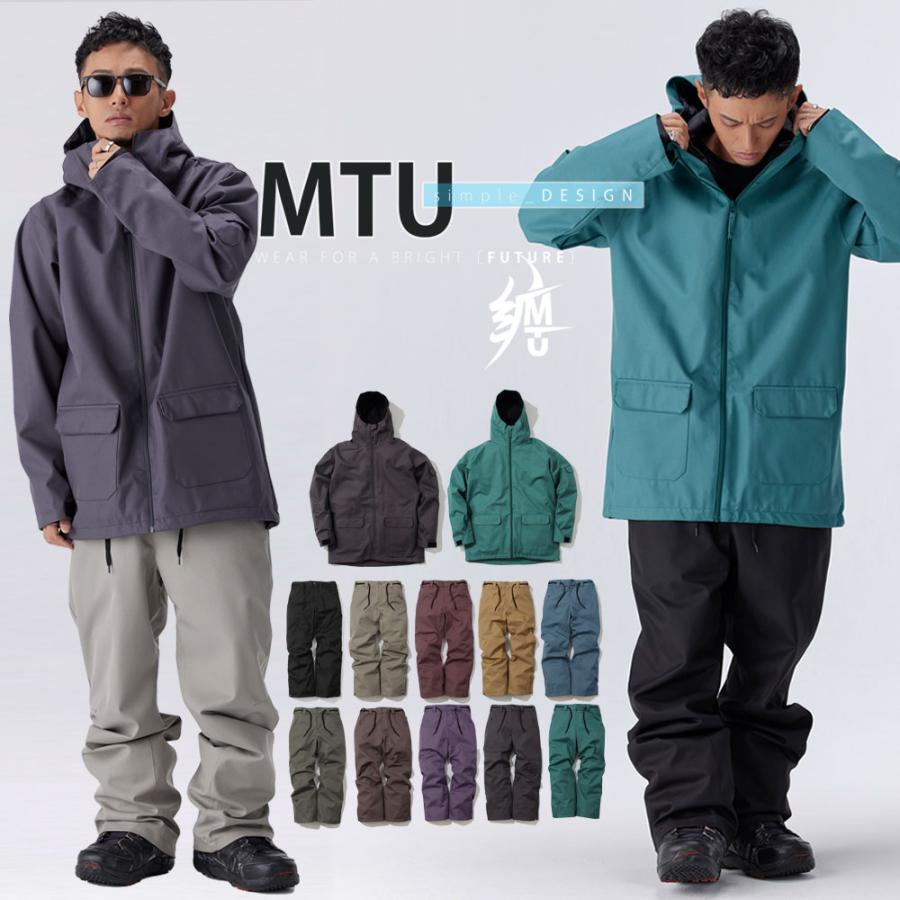 リアリズム スノーボード ウェア メンズ レディース 上下 セット スノボ スノボー スノーウェア 2023-2024 MTU エムティユー XS S M L XL XXL ...