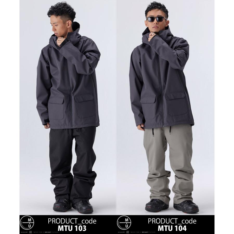 リアリズム スノーボード ウェア メンズ レディース 上下 セット スノボ スノボー スノーウェア 2023-2024 MTU エムティユー XS S M L XL XXL ...