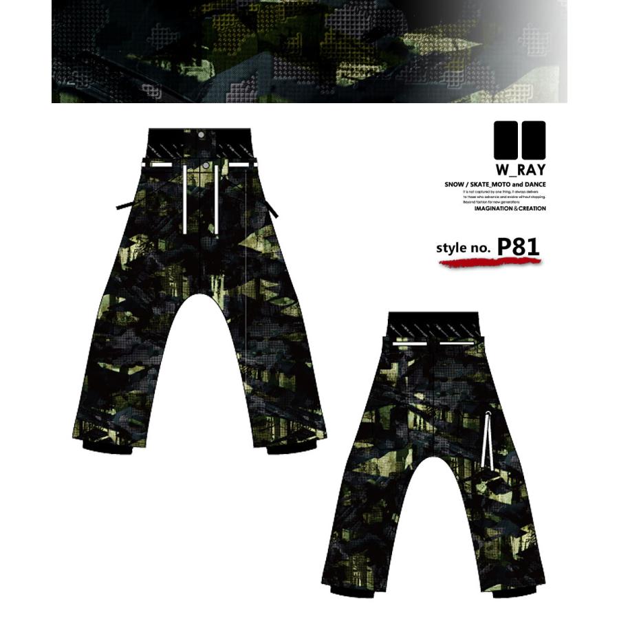 スノーボードウェア メンズ レディース パンツ スノボウェア スノー ウェア 下 ウェア 2022-2023 W_RAY ダブルレイ XXS/XS/S/M/L/XL/XXL :22-23P ...