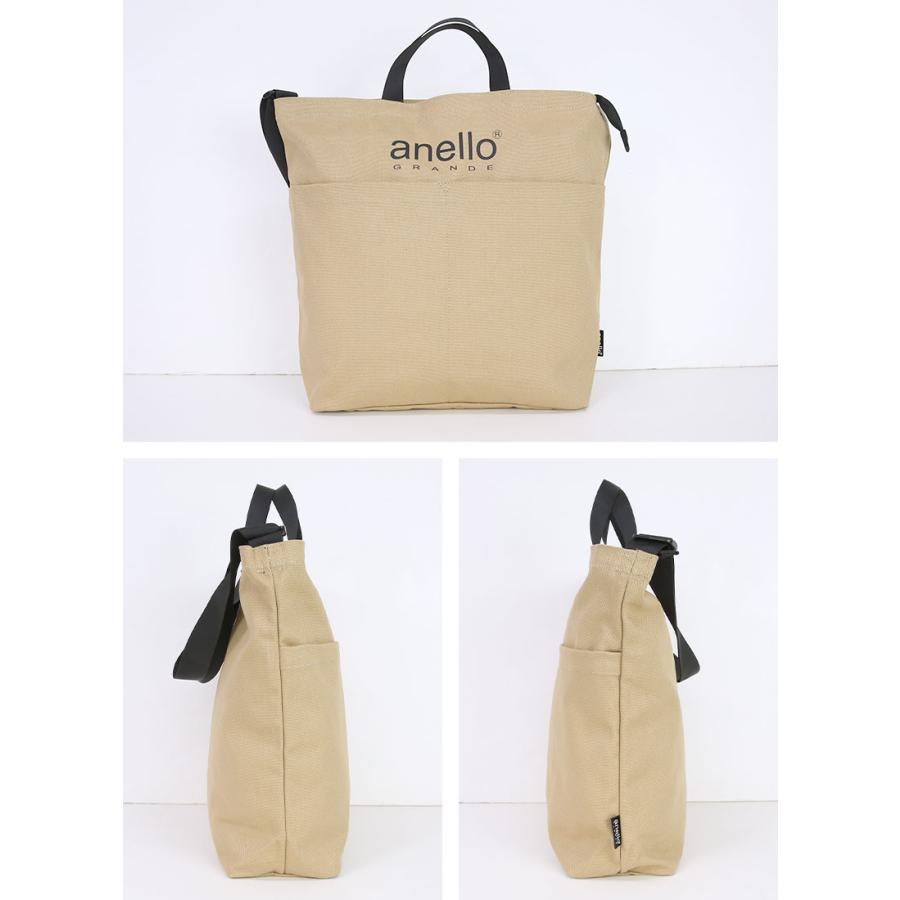 anello GRANDE アネロ グランデ トートバッグ レディース メンズ 綿 a4 大きめ 大容量 黒 2way かばん 鞄 斜めがけ ブランド 春 夏 秋 冬 おしゃれ : アンド ...