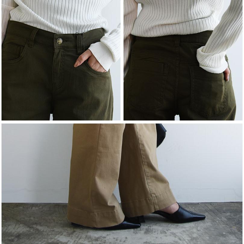 and it_ ストレッチパンツ レディース ワイド バギー ロング and it_ ストレッチパンツ レディース ワイド バギー ロング