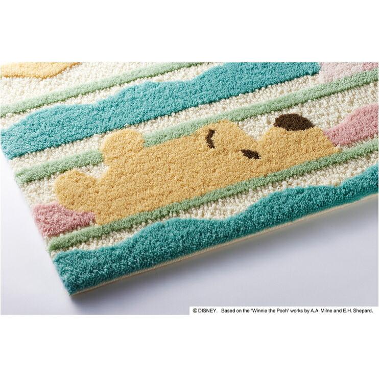 スミノエ ディズニー マット 玄関マット プー/ルックインマット DMP-4062 50×80cm ラグ カーペット 北欧 おしゃれ かわいい POOH Look in MAT アクリル ...
