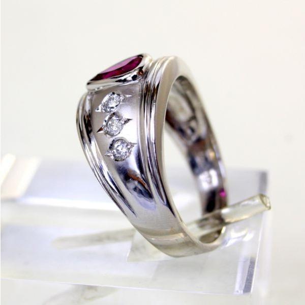 中古美品 プラチナ ルビー 0.53ct ダイヤ 0.20ct リング 11.5号 : js3541 : 安藤商事ヤフーショップ - 通販 ...