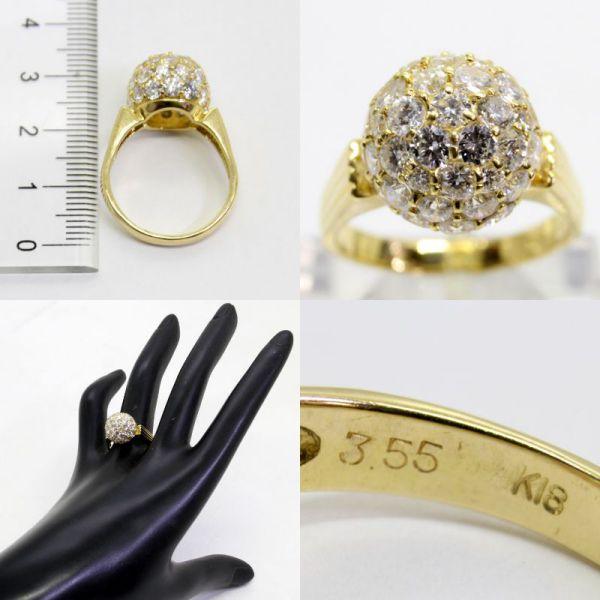 中古美品 18金 ダイヤ 3.55ct リング 15号 : 安藤商事ヤフーショップ - 通販 - Yahoo!ショッピング