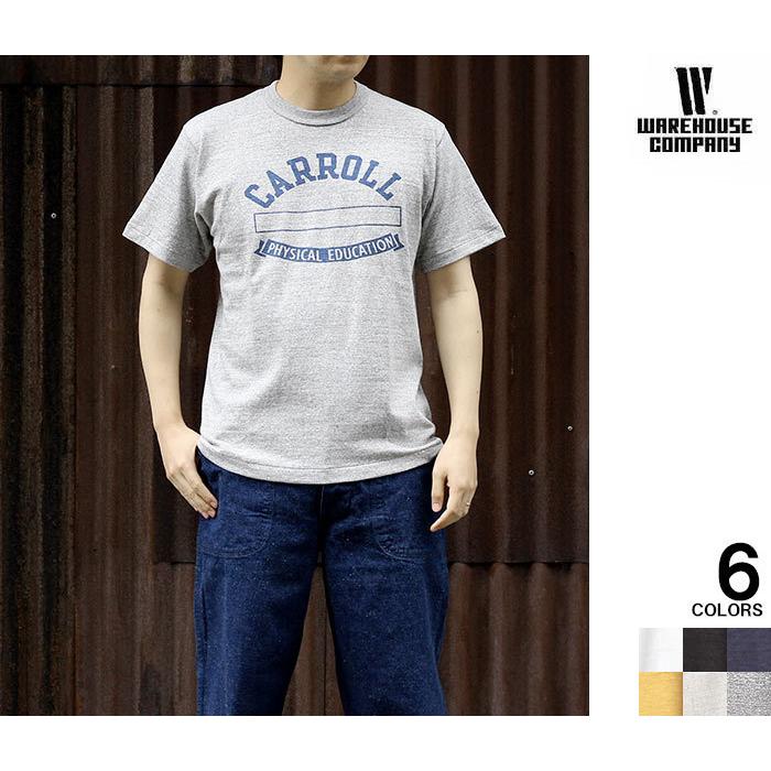 WAREHOUSE（ウエアハウス） ネコポス送料200円 WAREHOUSE 4601 CARROLL Tシャツ プリントT PRINT T-SHIRTS (22S-4601-CARROLL ...