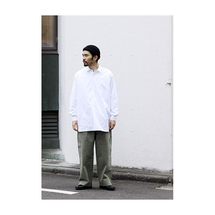 アプレッセ A.PRESSE プルオーバー グランパシャツ Pullover Granpa Shirt (22SAP-02-08AH ...