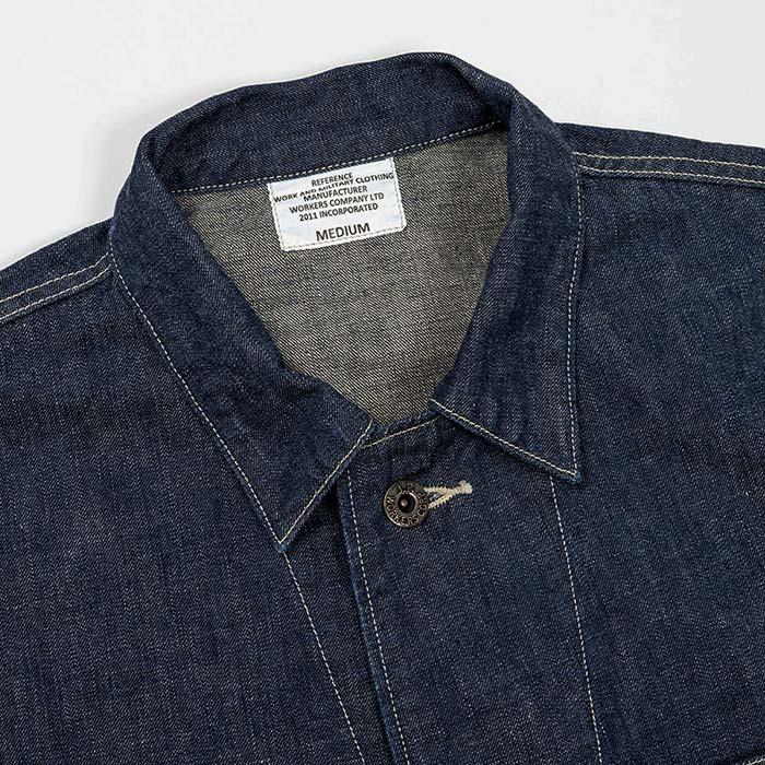 ワーカーズ WORKERS 10oz デニム P-47 ジャケット Mod Jacket (2302-P47-MOD-JKT-DENIM ...