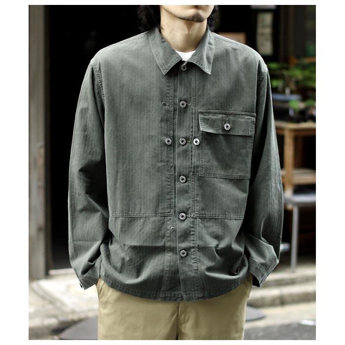 アプレッセ A.PRESSE M-44 ヘリンボーン ジャケット HBT Jacket アプレッセ A.PRESSE M-44 ヘリンボーン ジャケット HBT Jacket