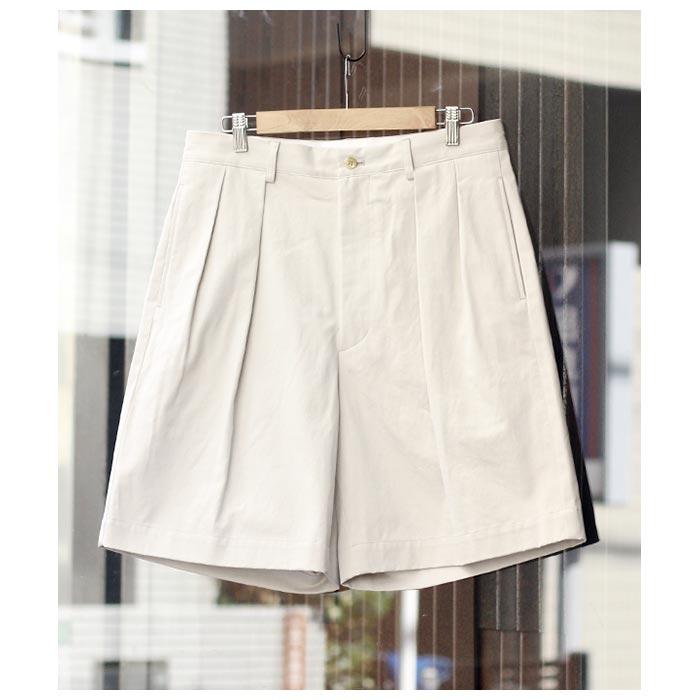 アプレッセ A.PRESSE ツータック チノ ショーツ (23SAP-04-02H) :23SAP-04-02H:アンドフェブヤフー店 - 通販 - Yahoo!ショッピング