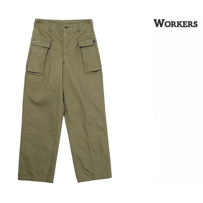 ワーカーズ WORKERS M-43 トラウザーズ (2403-AKA-M43) : アンドフェブヤフー店 - 通販 - Yahoo!ショッピング